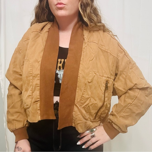 Young Fabulous & Broke | Jackets & Coats | Camel Beige Cargo Jacket ...